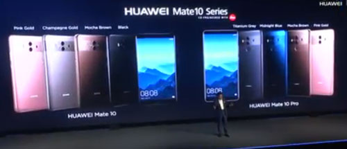 Le Huawei Mate10 Pro et le Huawei Mate 10 Porsche Design bientôt disponibles en France